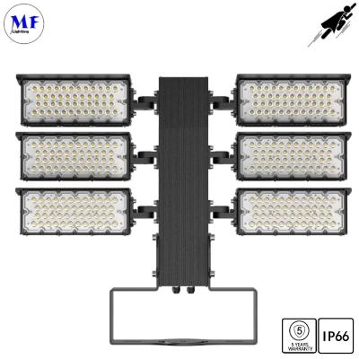 Cina 900W Aluminum Stadium LED Flood Light IK08 Alta protezione IP66 impermeabile impermeabile alla polvere 165lm/W Ra70 Per hangar aeroportuali in vendita