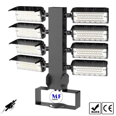 Cina 1200W 6000-6500K LED Sport Stadium Illuminazione 155lm/W-165lm/W 10° /20° /40° /60° /90° 5 anni di garanzia per gru torre in vendita