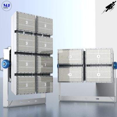 Cina 5 anni di garanzia 960W LED Stadium Flood Light 3000K-6500K Alto indice di resa dei colori impermeabile Ik10 8 Moduli Design in vendita
