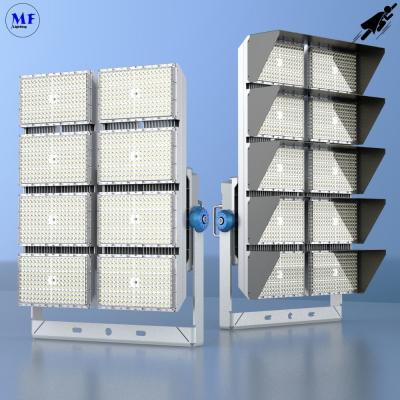 Cina 5 anni di garanzia 960W LED Stadium Flood Light 3000K-6500K Alto indice di resa dei colori impermeabile Ik10 8 Moduli Design in vendita