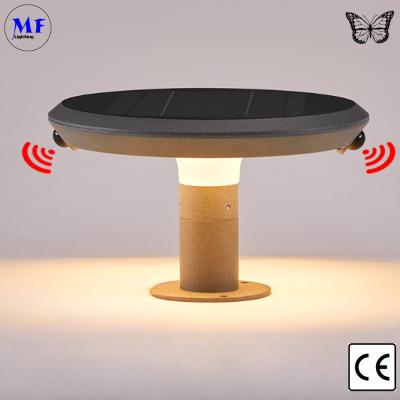 China Factory Price Grey Housing Color LED Solar Street Light Solar Wall Light with Push Button Switch for Garden Lighting for sale
