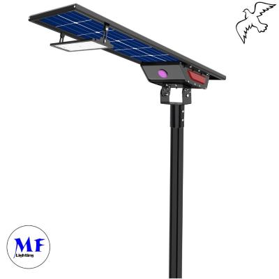 China 5 Years Warranty 50W LED Solar Street Garden Light 180lm/W Modular Design Waterproof Motion Sensor Outdoor For Sidewalk for sale