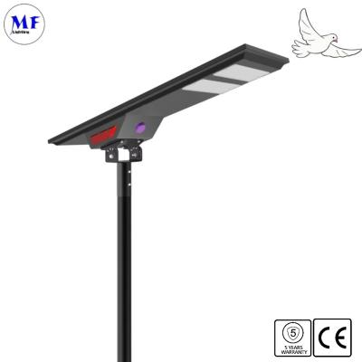 Cina 5 anni di garanzia LED impermeabile luce solare da giardino 50W 3000K/4000K/5000K/6000K Alta luminosità per pedoni in vendita