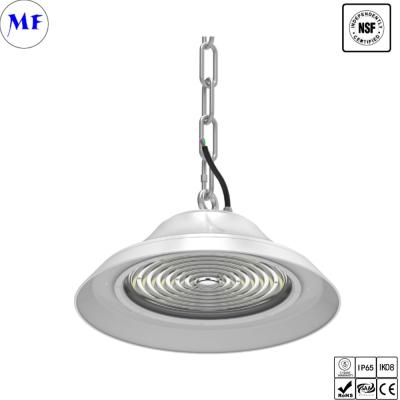 China UFO High Bay Lighting LED Highbay Light NSF Certificate 5years Warranty 100W-240W IP65 With Sensor For Shopping Mall for sale