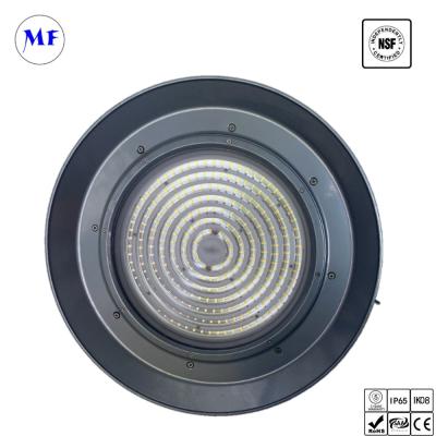 China UFO High Bay Lighting LED Highbay Light NSF Certificate 5years Warranty 100W-240W IP65 With Sensor For Shopping Mall for sale