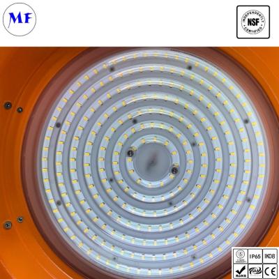 China UFO High Bay Lighting LED Highbay Light NSF Certificate 5years Warranty 100W-240W IP65 With Sensor For Shopping Mall for sale