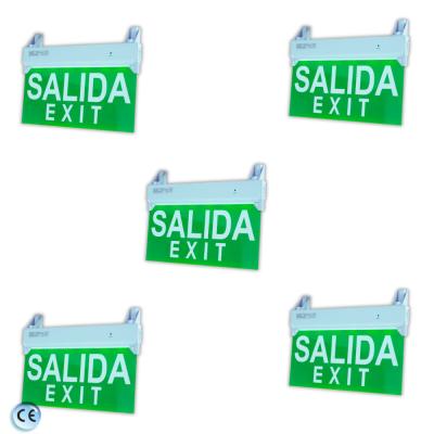China LED Emergency Exit Light Escape Light Green White IP65 SMD2835 For Train Station Factory Airport for sale