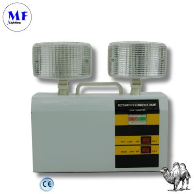 China Double Twins Light Emergency Light  2× 5W LED Heads Fireproof 2600mAh Battery Multiple Mounting for Industrial Commercial Use for sale