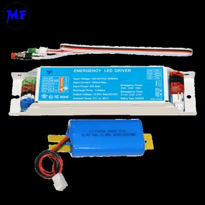 China Powerpack Panic Light Ballast Emergency LED Driver 2000-Cycle 4W Wide-Voltage 100-347VAC Smart-Protected LiFePO4 with Auto-Test 5-Year Warranty for sale