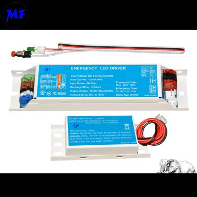 China Powerpack Panic Light Ballast Emergency LED Driver 2000-Cycle 4W Wide-Voltage 100-347VAC Smart-Protected LiFePO4 with Auto-Test 5-Year Warranty for sale