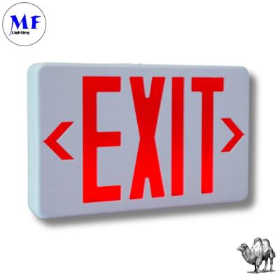 China LED Emergency Exit Sigh Light With 5h Backup Fireproof Dustproof For Theaters Cinemas Event Hall Office Ceiling-Wall Mounted Waterproof IP65 Red Green for sale