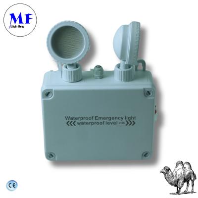 China Double Twins Light Emergency Exit Light 270lm IP65 Waterproof Patented For School Hospital Subway Train Station Shoppingmall Supermarket Airport for sale