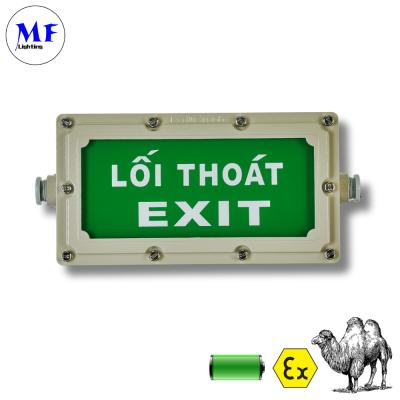 China Battery Back up Lamps LED Explosion-Proof Exit Sign Emergency Light 4W WF1 Waterproof for sale