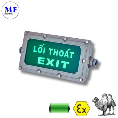China Battery Back up Lamps LED Explosion-Proof Exit Sign Emergency Light 4W WF1 Waterproof for sale