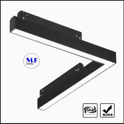 China Magnetic Linear Light Dali Zigbee Waterproof IP20 LED SMD Slim Ceiling L Shape Museum Cafe Commercial Retail Cloth Store for sale