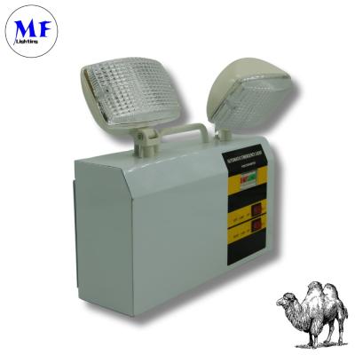 China IP 65  Emergency Exit Light Double Head Emergency Light For School Hospital for sale