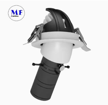 China LED Logo Gobo Projector Light UV ND Zoomable Extended IP65 Ra97+ Contour Exhibition Center for sale