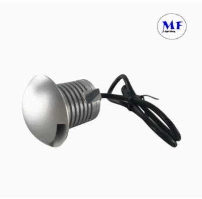 Cina LED Step Light Argento 3W 12V IP65 Sentiero Passeggiata Piazze Pavimento Giardino in vendita
