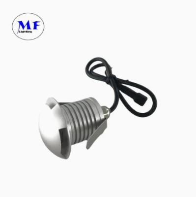 Cina LED Step Light Argento 3W 12V IP65 Sentiero Passeggiata Piazze Pavimento Giardino in vendita