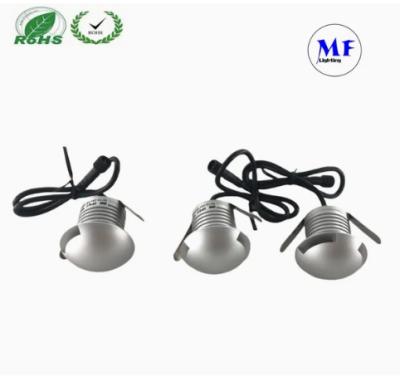 Cina LED Step Light Argento 3W 12V IP65 Sentiero Passeggiata Piazze Pavimento Giardino in vendita