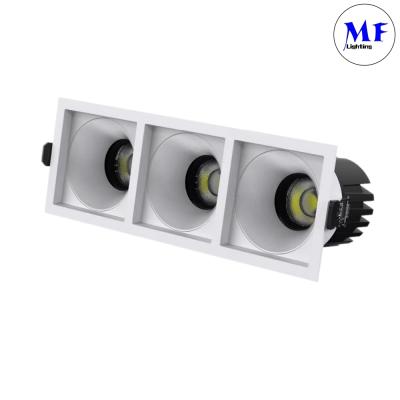 China 7W/10W/12W/15W/14W/20W/24W/30W/21W/30W/36W/45W Triac 0-10V Dali CCT Power Adjustable Dimmable Smart Dim Aluminum Spot Recessed Downlight LED Down Light for sale