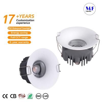 China 17+ Years Factory IP65 20W 25W 30W Smart Control Recessed Public Mall Hospital Commercial Residential Home Hotel Spot Lamp Short Feet LED Down Light for sale