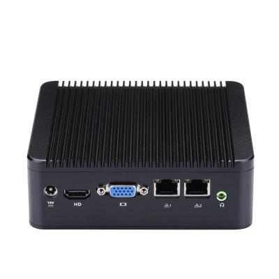 China Dual LAN Celeron Mini PC Mini Industrial PC 1007U Fan Cooled Box PC for sale