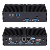 Quality 6x COM Fanless Rugged Fanless PC Intel Industrial Mini PC I5 4200U Dual LAN for sale