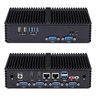 China 6x COM Fanless Rugged Fanless PC Intel Industrial Mini PC I5 4200U Dual LAN for sale