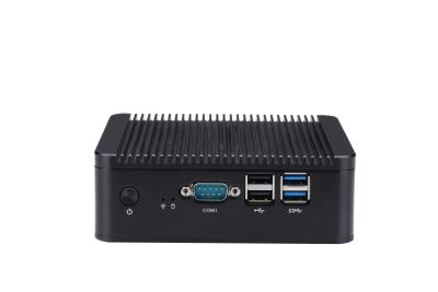 China SSD Industrial Mini PC Intel I5 7200U Dual LAN Dual HDMI Fanless Rugged Mini Pc for sale