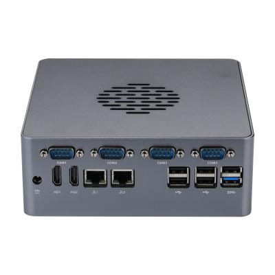 China 32G 2133MHz Office Mini PC Intel I5-6400 4xCOM Dual LAN 3 Display Fanless Media Pc for sale