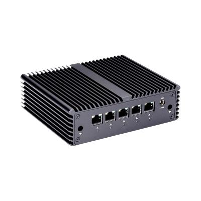 China 2 Cores 2.5G Firewall Mini PC PC N4000 5 X 2.5GbE LAN Network Router for sale