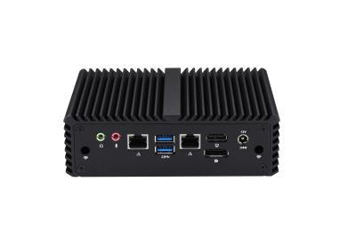 China Intel I7 10510U Core Mini PC Industrial Fanless PC Dual 2.5G LAN for sale