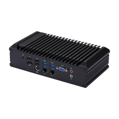 China 6 X RS232 Ports Compact Embedded Computer  2 X Intel I225V I226V 2.5 Gigabit LAN for sale