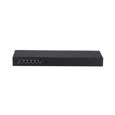 China Firewall 1U Rackmount PC J6412 5 X 2.5GbE LAN 4K Triple Display 1u Rackmount Computer for sale