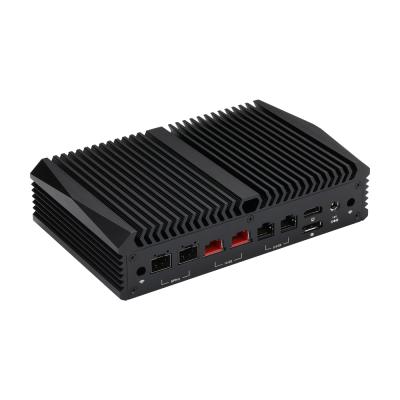 China 3.4GHz SFP+ Mini PC Intel N150 Dual Gigabit Dual 10G RJ45 Soft Router for sale