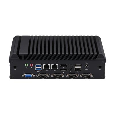 China 2.5in Compact Embedded PC Fanless Intel Mini Industrial Computer Core I5 1235U Processor for sale