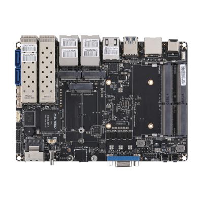 China Intel Atom C3758R RoHS Firewall Motherboard 4x 10G SFP+ 5x 2.5G LAN for sale