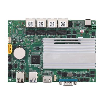 China I5-5200U Industrial Mainboard 4 X 2.5GbE LAN Firewall Embedded Motherboard for sale
