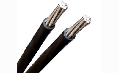China Duplexservice-AluminiumLamelle LSOH-obenliegende Luftbündel-Kabel LV ABC zu verkaufen
