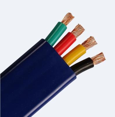 Cina Conduttore del rame del centro del piano 4 del cavo isolato del PVC dell'en 50214 H05VVH6-F delle BS in vendita