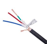 China Flexible RVVP Fire Resistant Control Cable 3 Core 4 Core Copper Shielded Cable for sale