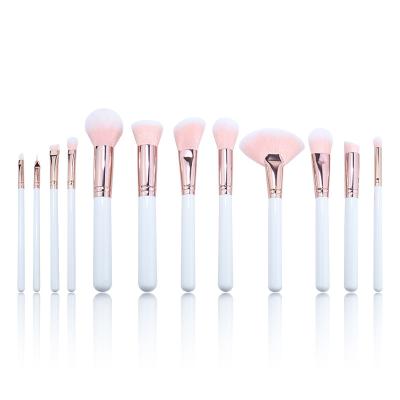 China De uitzonderlijke Kosmetische Kwaliteit van Rose Gold High Gloss Durable van de Make-upborstel Vastgestelde Te koop