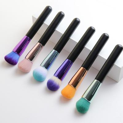 Cina Customized 6PCS Colorful Makeup Brush Set , Premium Synthetic Foundation Brush Kit in vendita