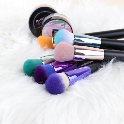 Cina Customized 6PCS Colorful Makeup Brush Set , Premium Synthetic Foundation Brush Kit in vendita