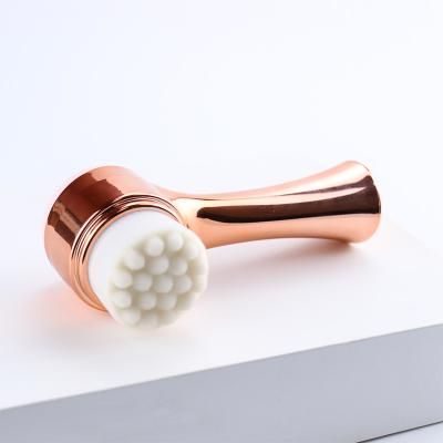 Cina La pulizia facciale del doppio manuale di superficie spazzola il silicone sintetico molle dei capelli in vendita