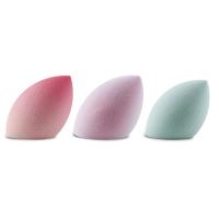 China Super Soft Hydrophilic Polyurethane Makeup Sponge Blender Waterdrop Cut Shape 1pc for sale