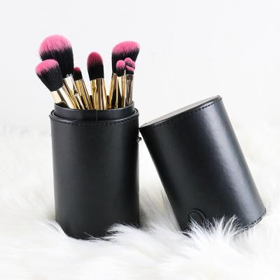 China Rose Red Cosmetic Makeup Brush plaatste 10 PCs voor Perfect Creëren kijkt Te koop