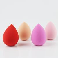 China Hydrophilic Polyurethane Makeup Sponge Blender Water Drop Shape 3000pcs MOQ for sale