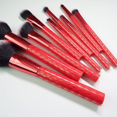 Cina Effetto tenace su misura pratico della polvere del set di pennelli 9PCS di trucco forte in vendita